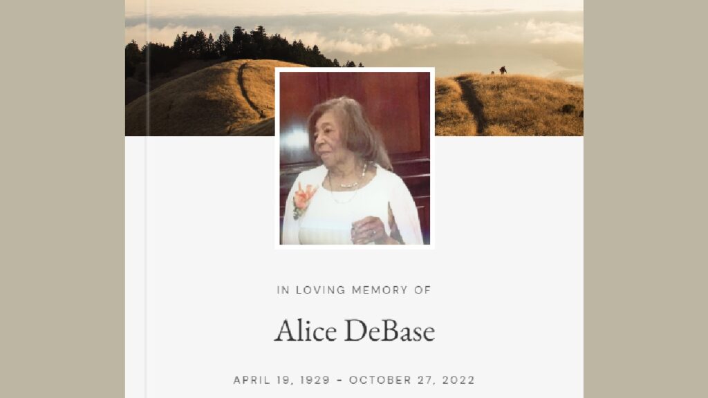 Alice Birdie Carter DeBase (1929-2022) - I Messenger